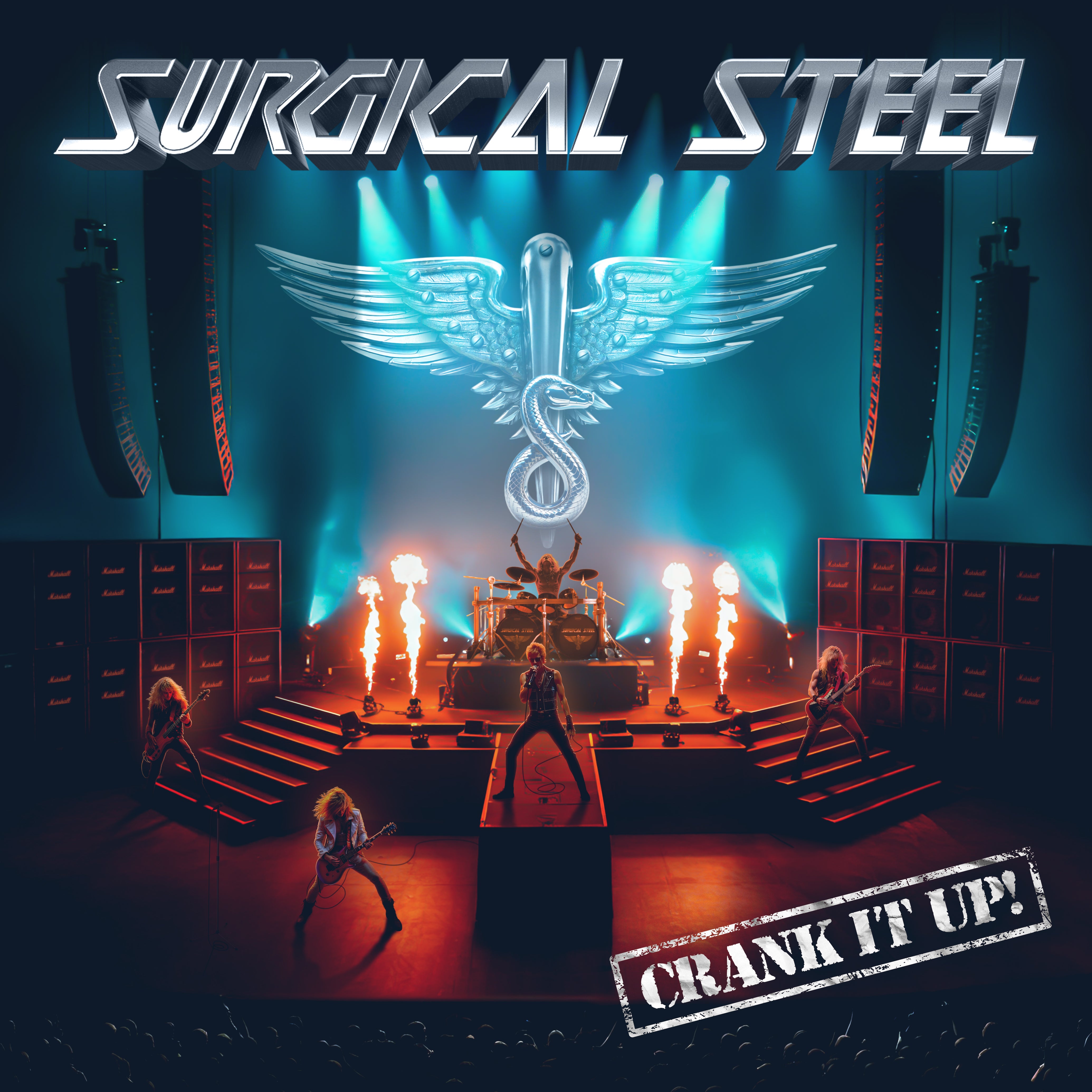 Surgical Steel - Crank It Up! [CD] – Metallic Blue Records